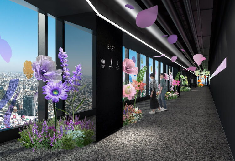 SHIBUYA SKY｜FLOWer View 渋谷上空229mのフラワーウォーク